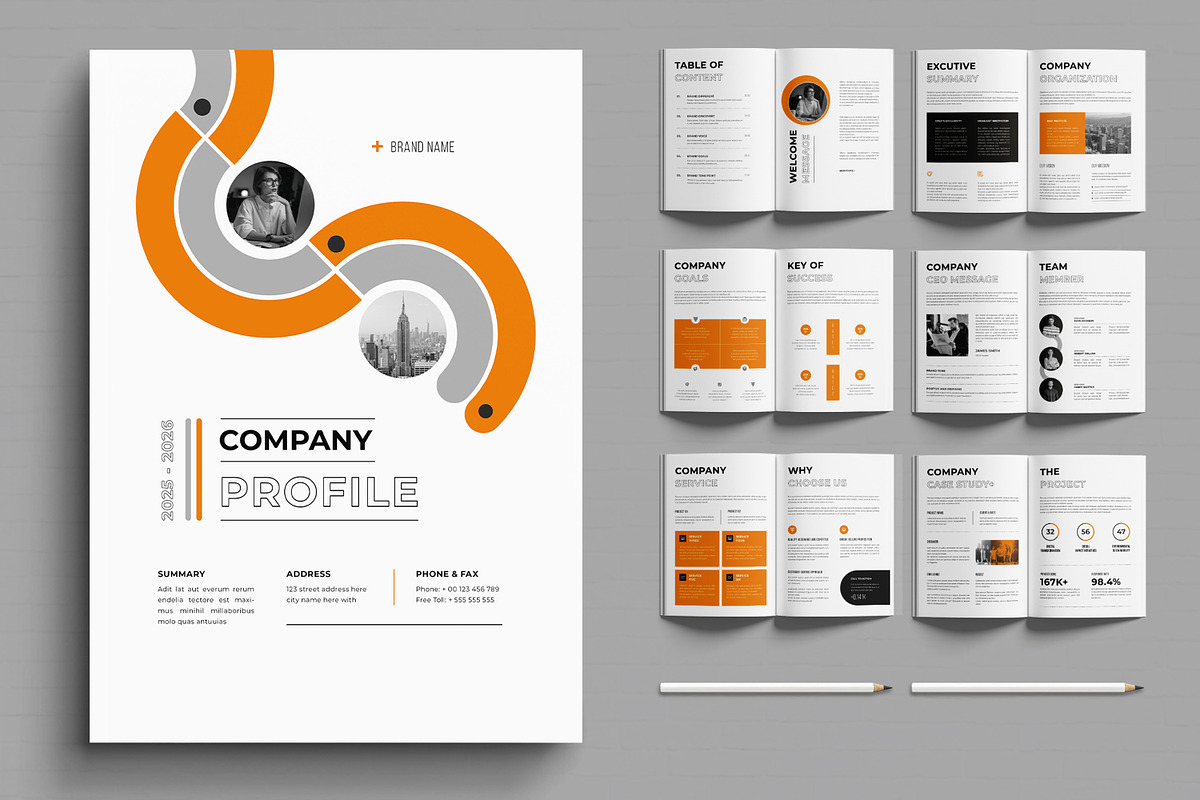 Company Profile Layout