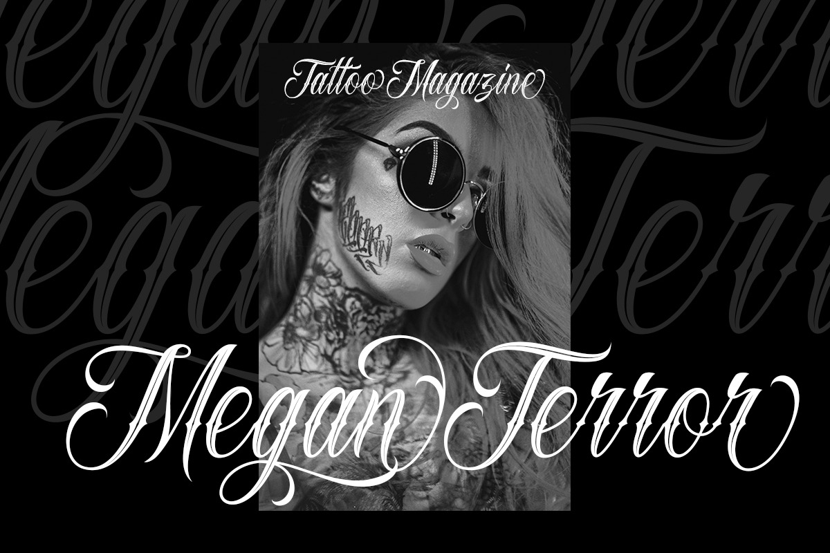 Bandito Script | Tattoo font, a Script Font by Muntab_Art