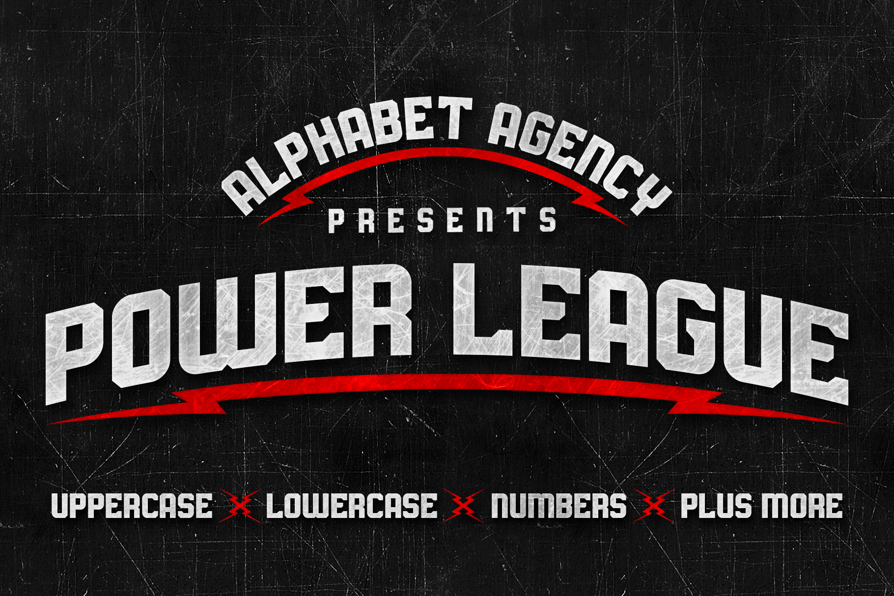 Power League Font, a Sans Serif Font by Alphabet Agency