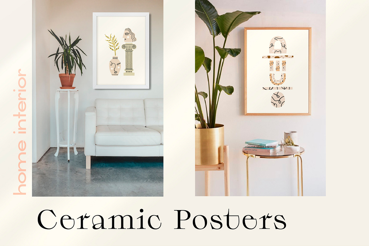 Ceramic — illustration collection, a Decorative Illustration by adwintash
