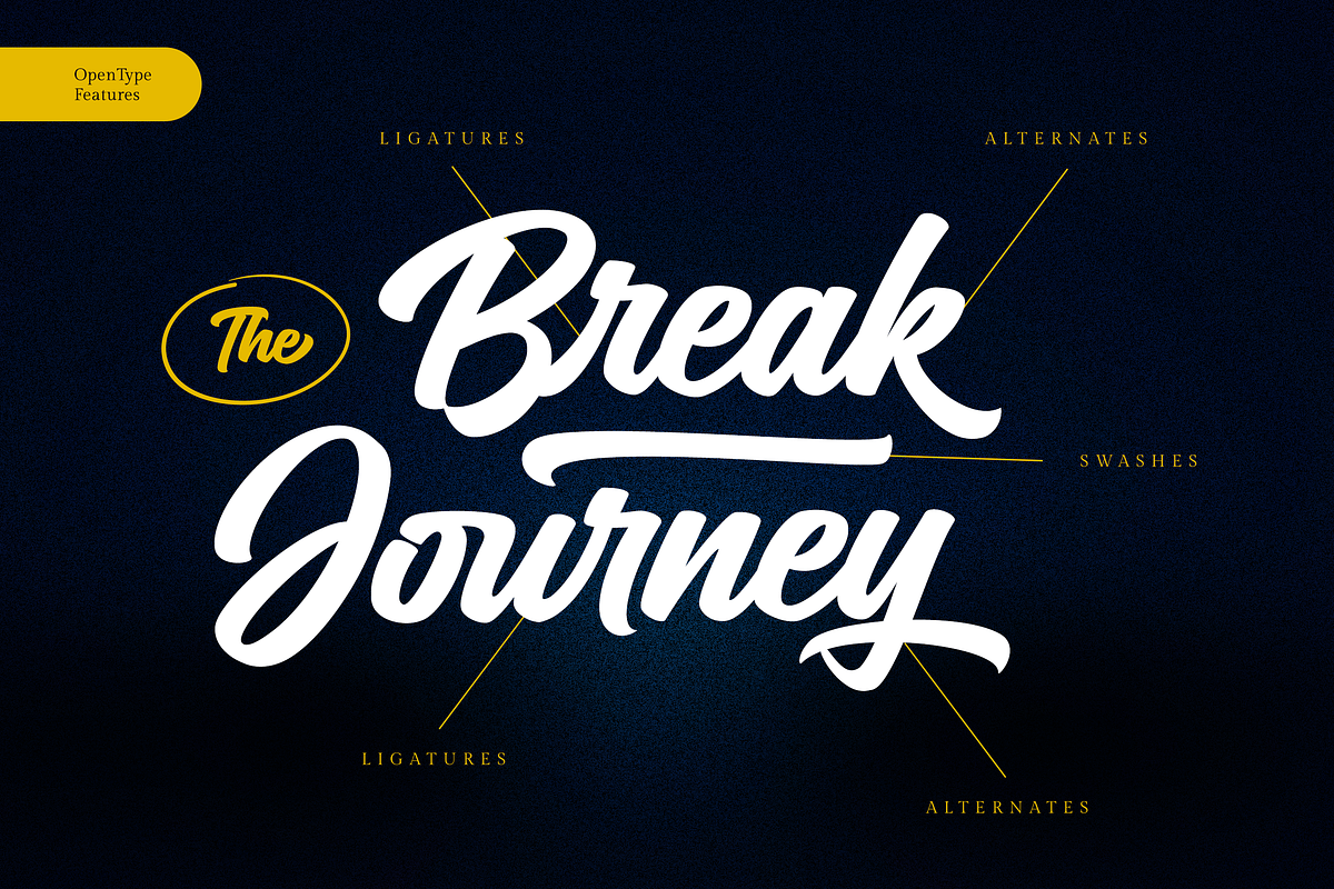 Couraged Bold Modern Script Typeface, a Script Font by ...