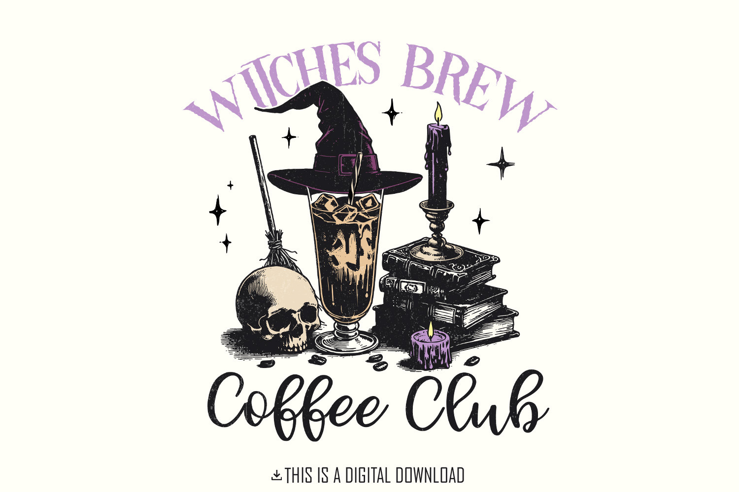 Witches Brew PNG, Halloween Coffee P, an Illustration by SharpMarketplace