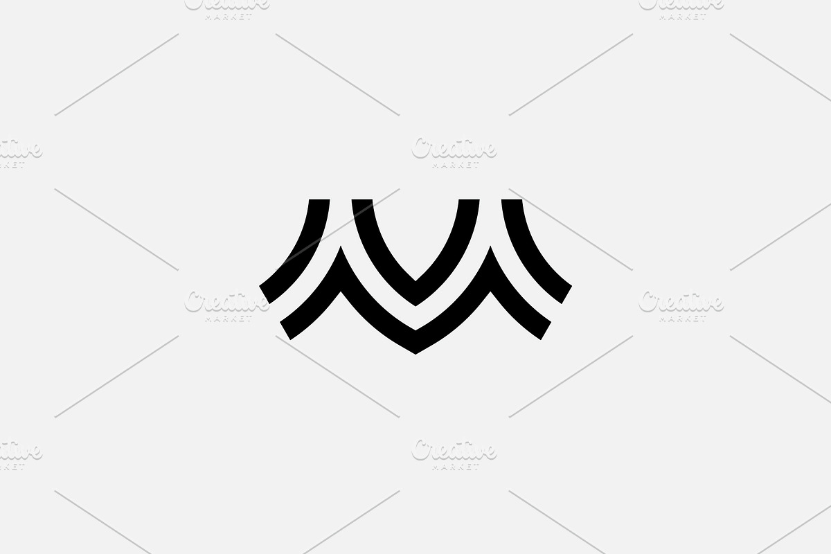 Letter M Line Logo, a Branding & Logo Template by kurostd