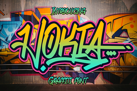 BackSpin Layered Graffiti Font Family | Creative Market
