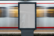 Subway Poster Mockup