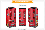 Vending Machine Psd Mockup, a Merchandise Mockup by Plus Media