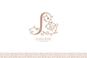 L logo, 1-letter L monogram