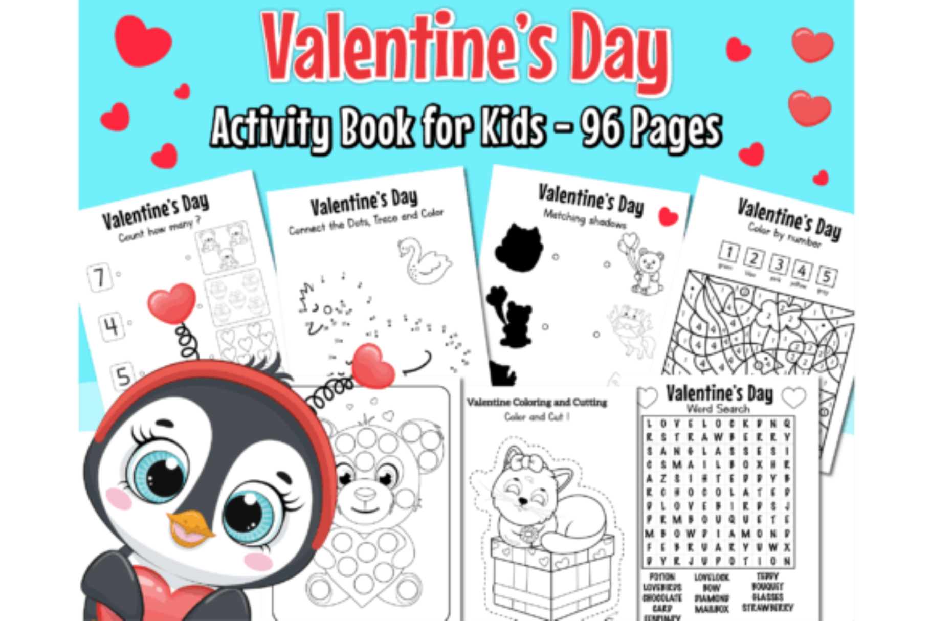 Valentine's Day Activity Book