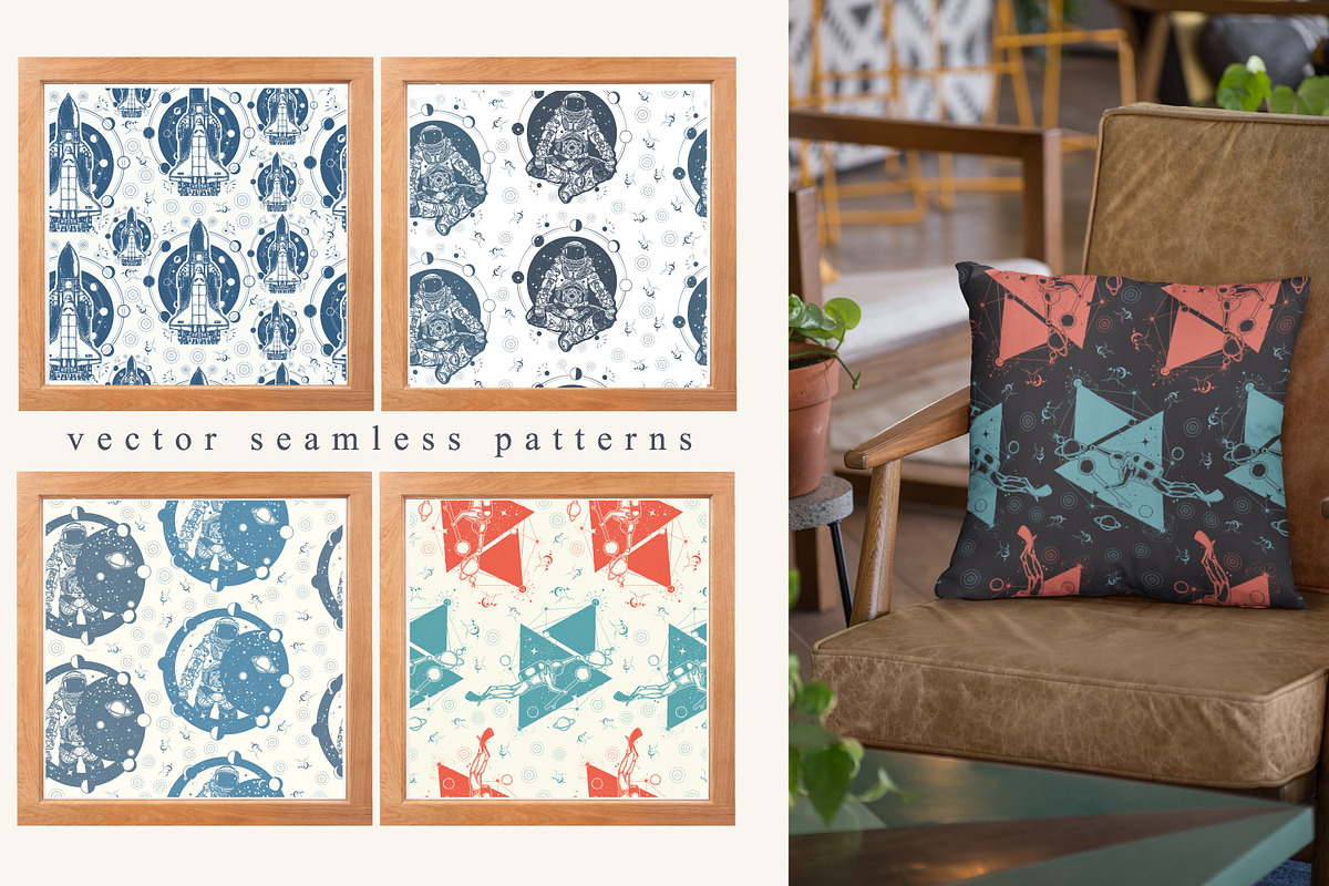 Deep space patterns, a Pattern Graphic by intueri