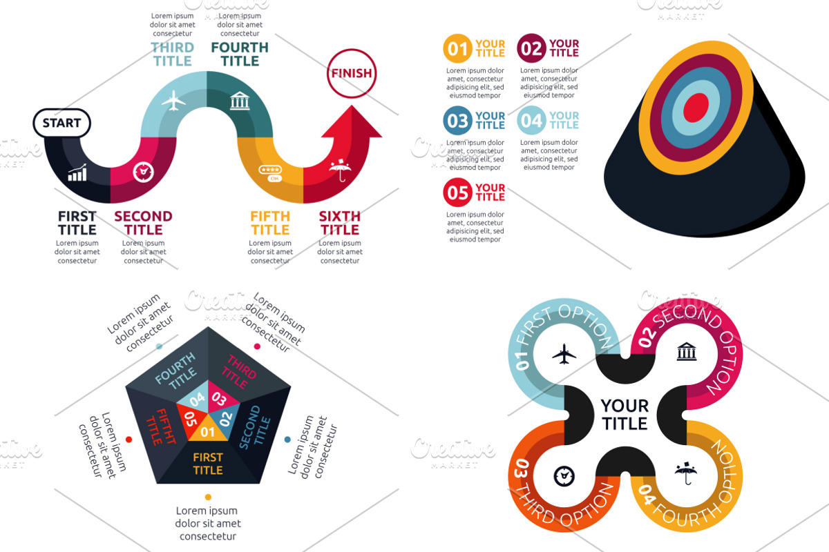 Flexible Infographic Bundle 60% OFF, a Presentation Template by ...