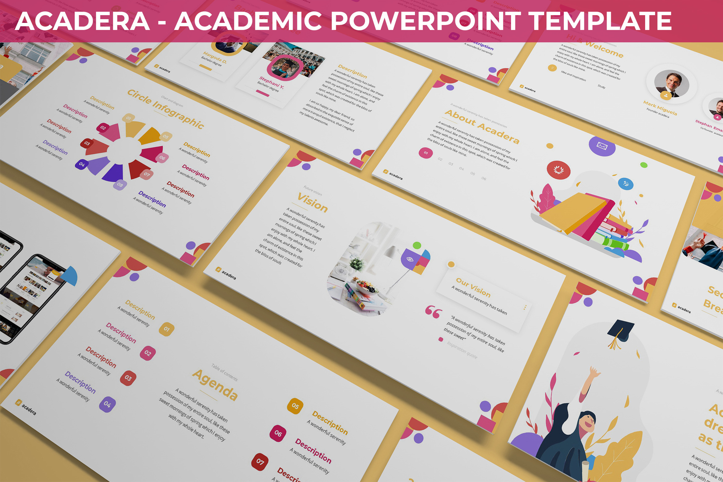 Acadera - Academic Powerpoint, a Presentation Template by SlideFactory