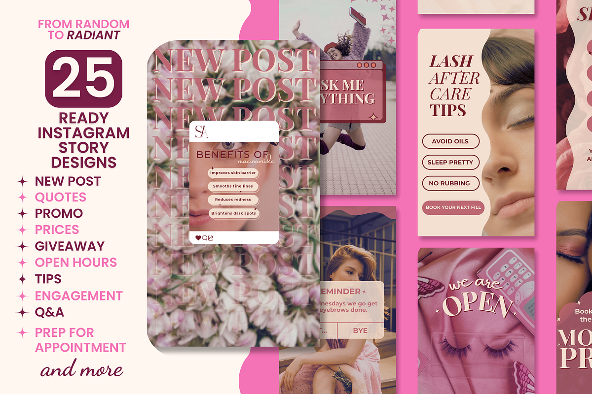 Canva IG Templates for Beauty Brands