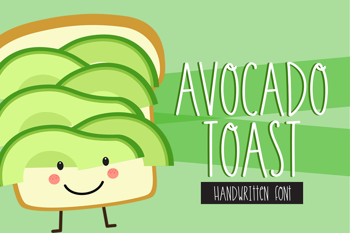 Avocado Toast Handwritten Font