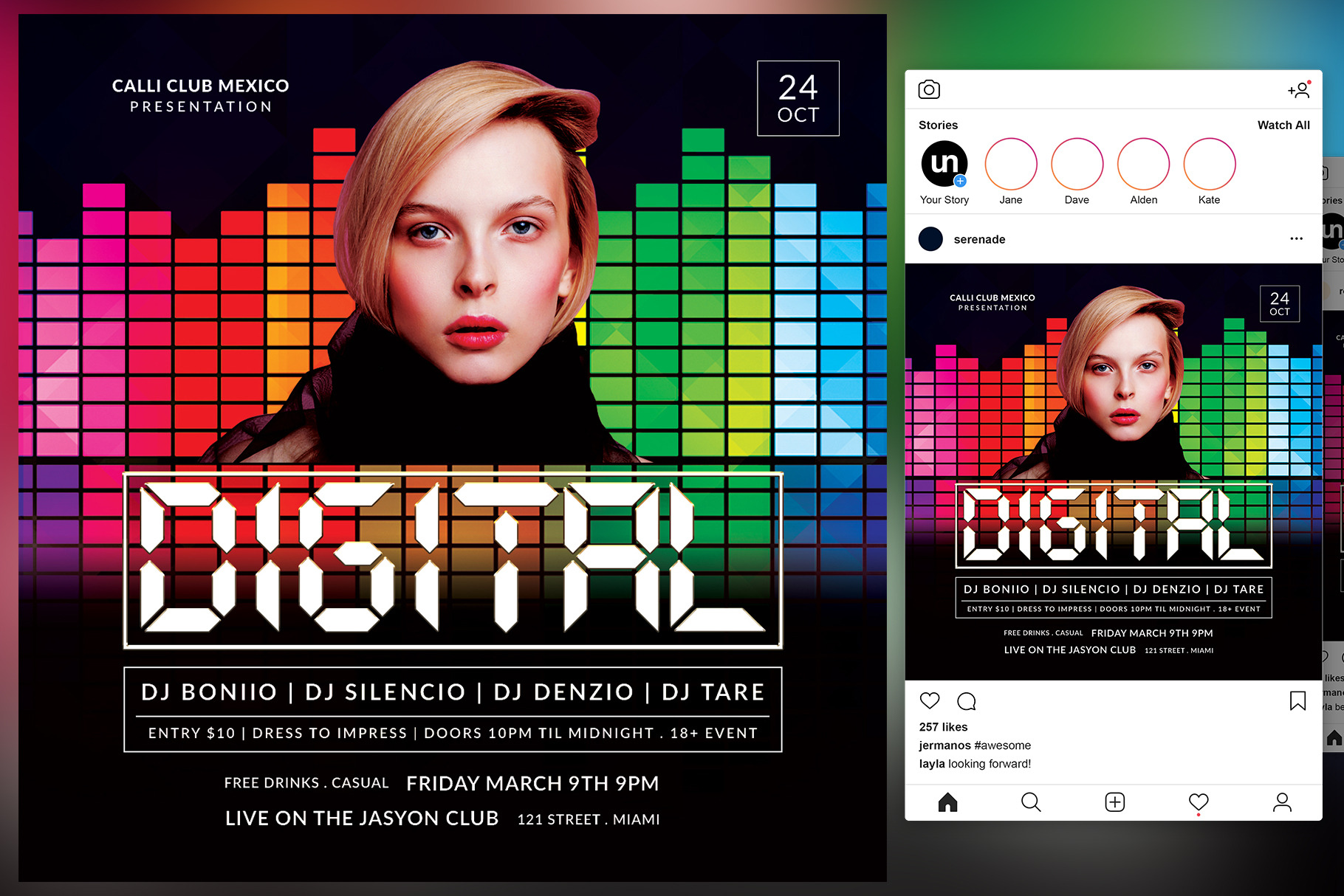 Digital Flyer, a Flyer Template by KiraYamato Design Studio