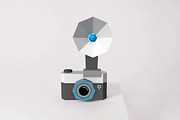 DIY Vintage Camera - 3d papercraft, a Print Template by PAPER amaze