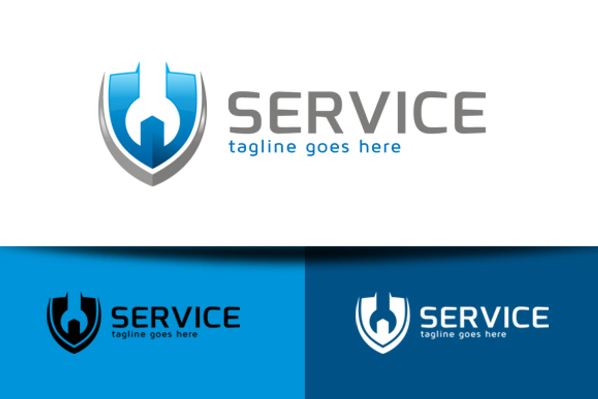 Service Agent Logo Template, a Branding & Logo Template by gunaonedesign