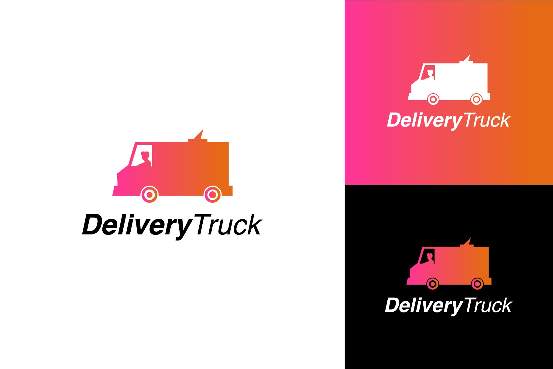 Delivery Truck Logo, a Branding & Logo Template by zaqilogo