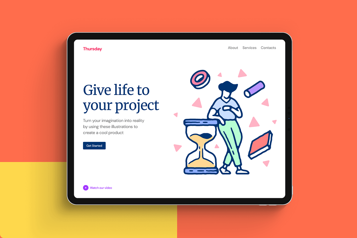 Struct 2 Illustrations, a Templates & Theme by Craftwork