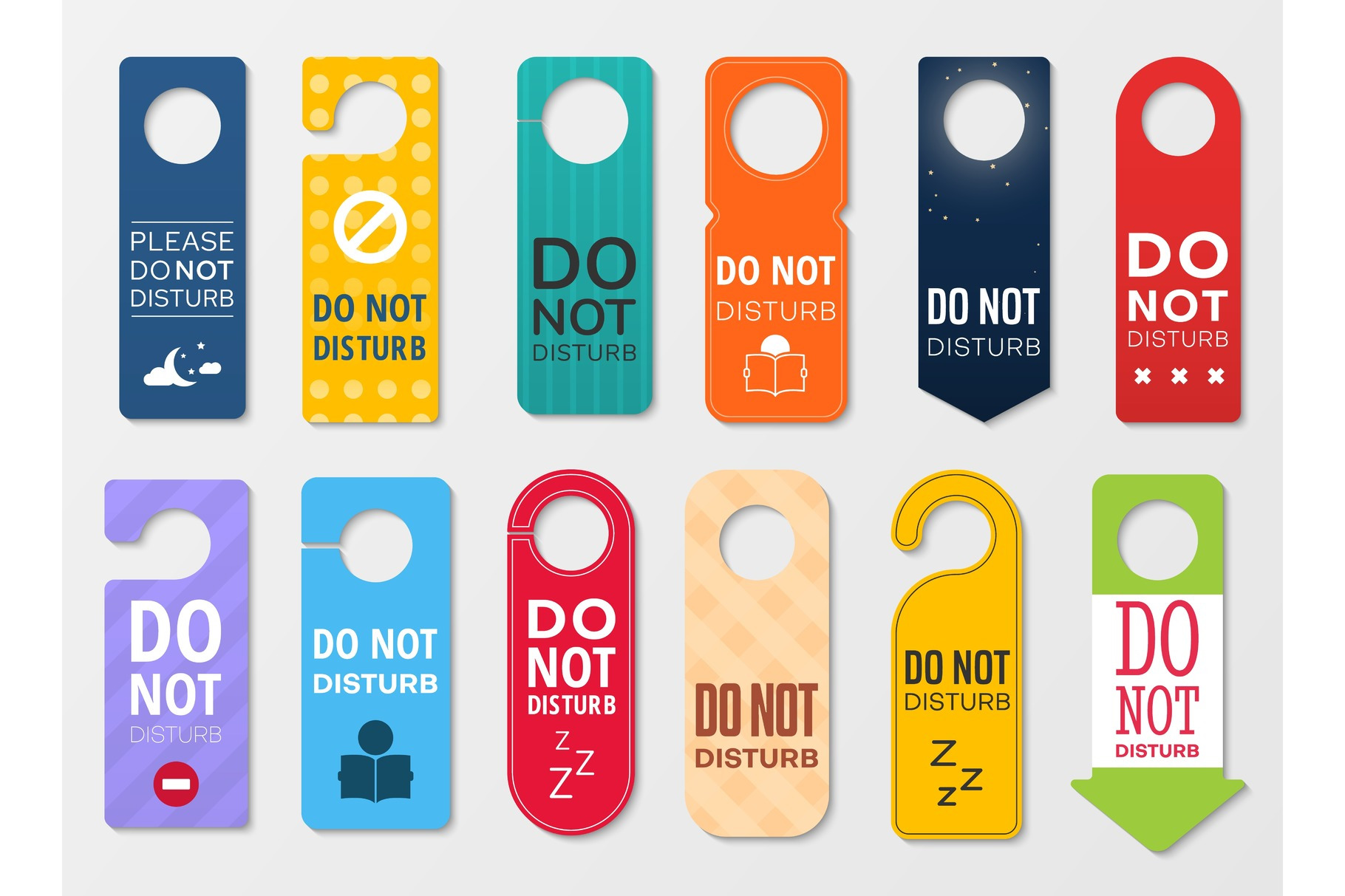 Do not disturb signs of hotel, an Education Illustration by Buch&Bee