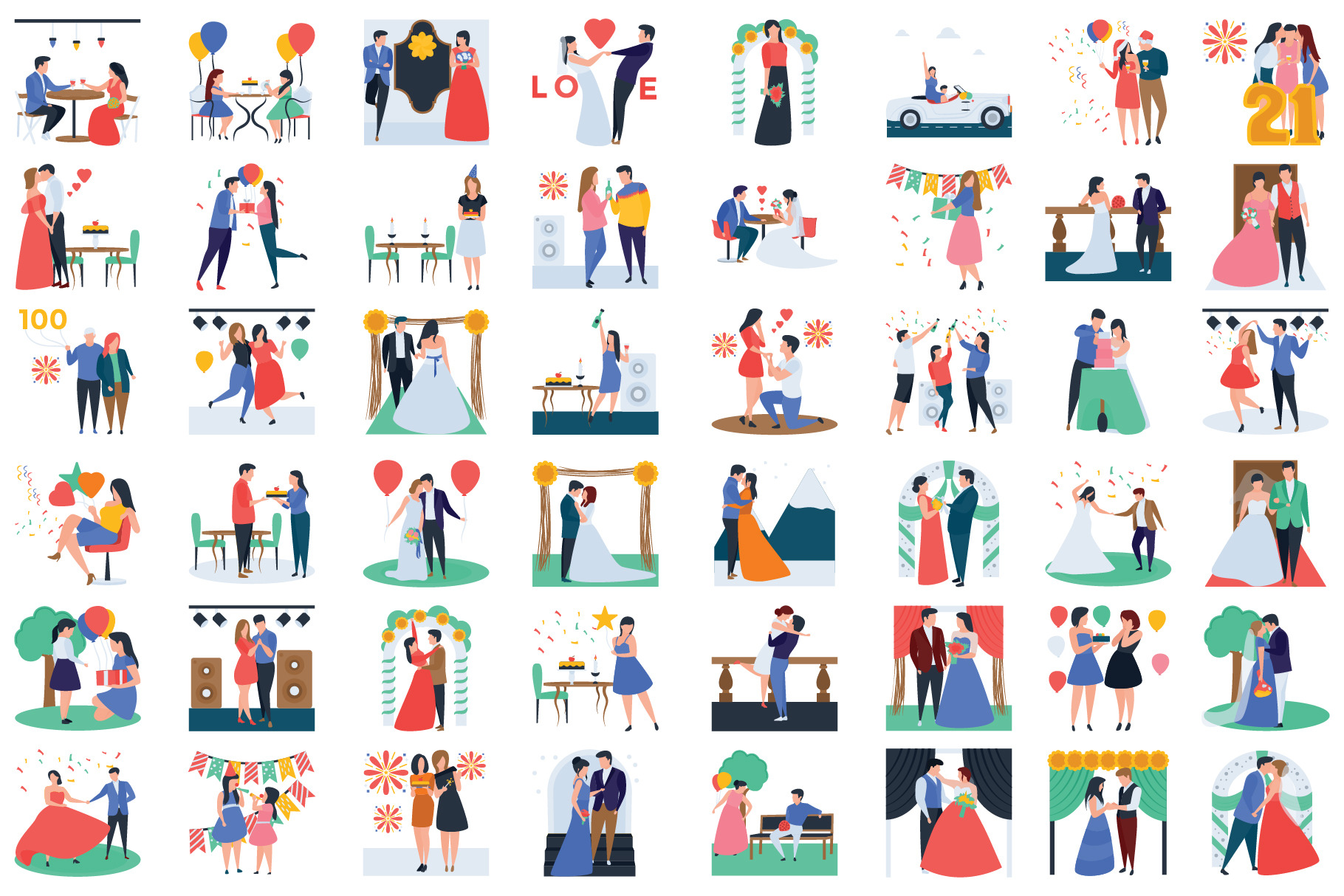 Unity in Love SVG Wedding SVG, an Object Illustration by Vector Portal