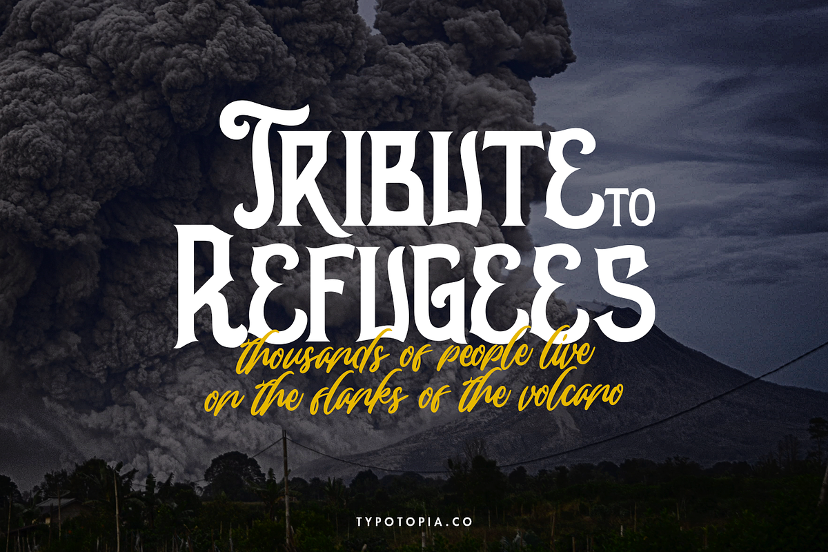 Mahalo Display Typeface, a Sans Serif Font by edukka