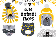 Cute animal faces creator, an Animal Illustration by solmariart ...