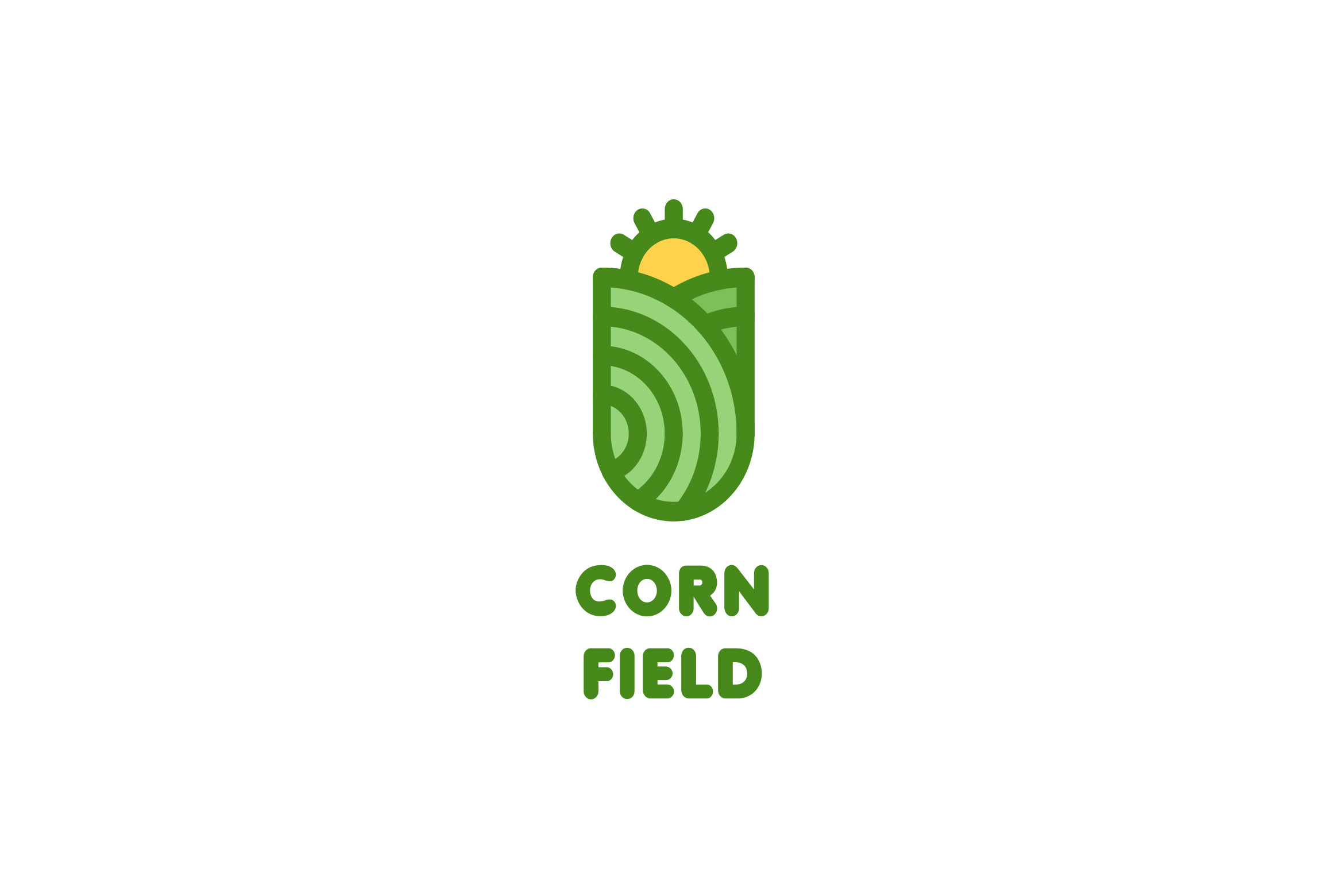 Corn Field Logo, a Branding & Logo Template by Last Spark