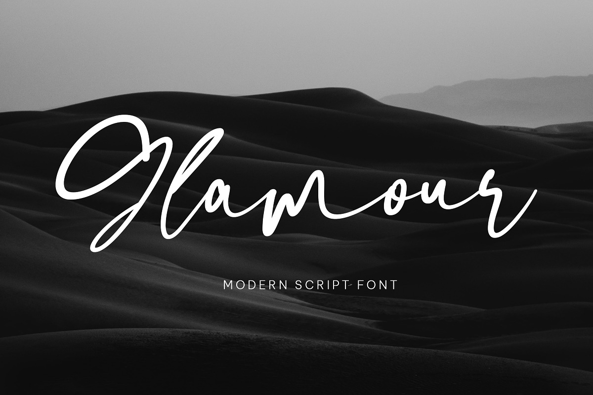 Glamour - sweet font | Creative Market
