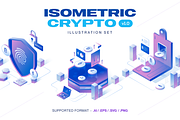 Isometric Crypto Illustration Set, a Finance Illustration by Illustraly ...