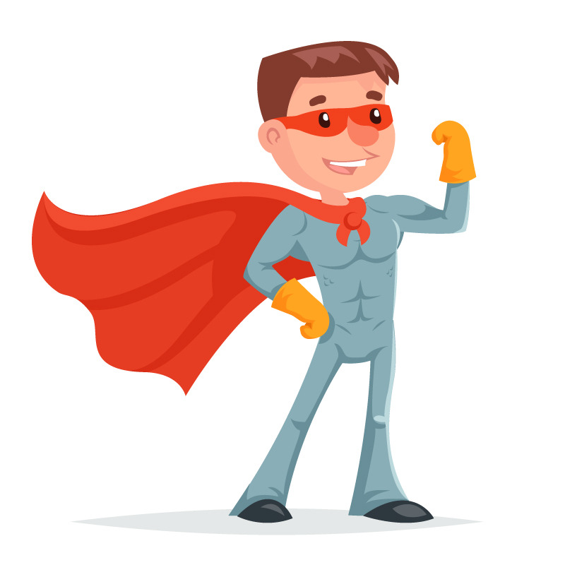 Super Hero | People Illustrations ~ Creative Market