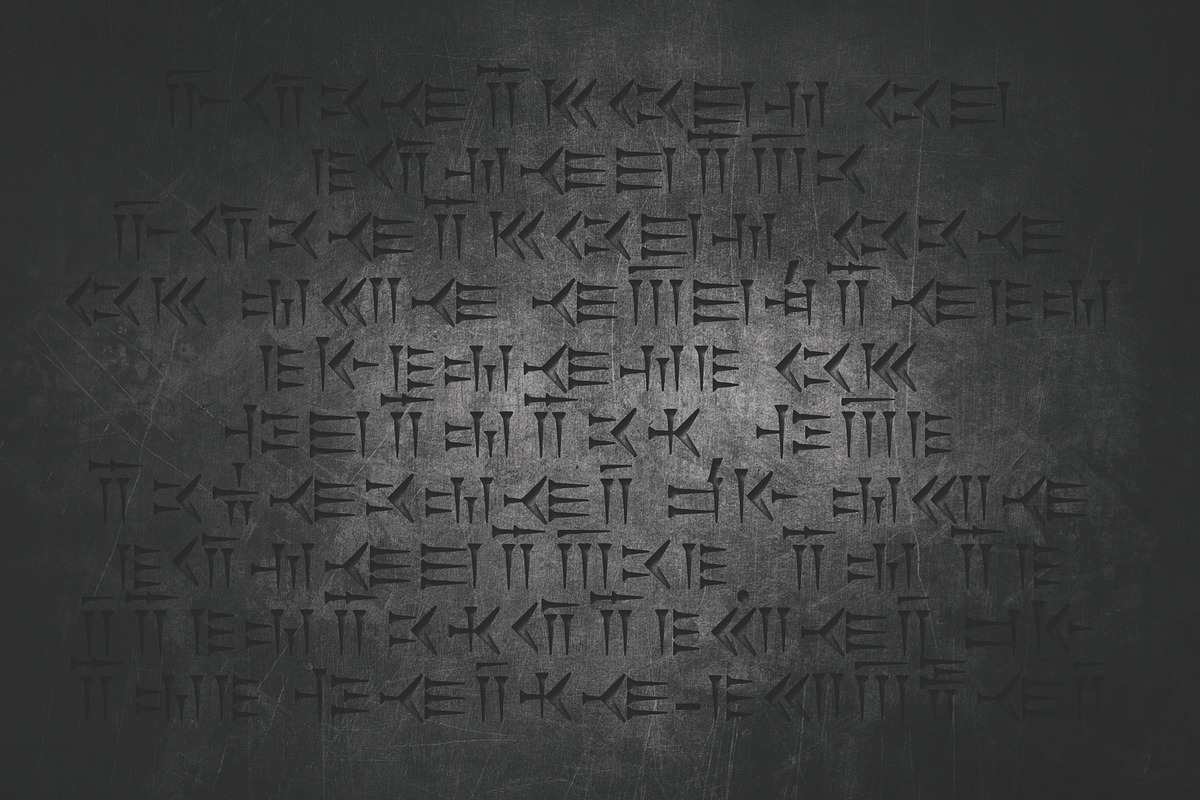 CUNEIFORM: An Ancient Typeface, a Symbol Font by Dene Studios