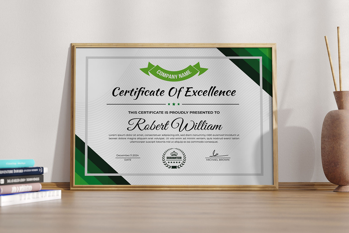 Colorful Certificate Template