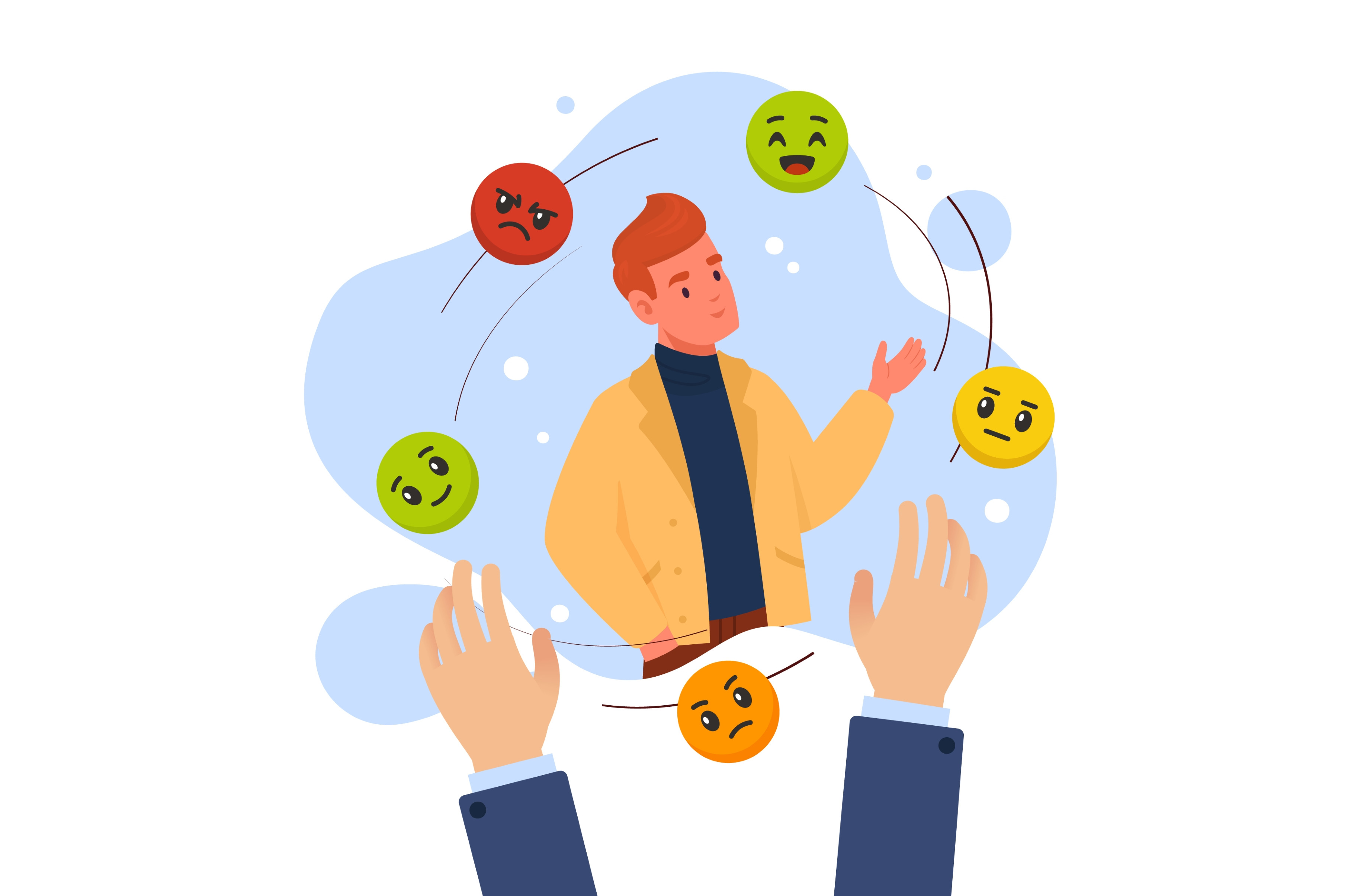 Personal qualities, self awareness, a Person Illustration by YummyBuum