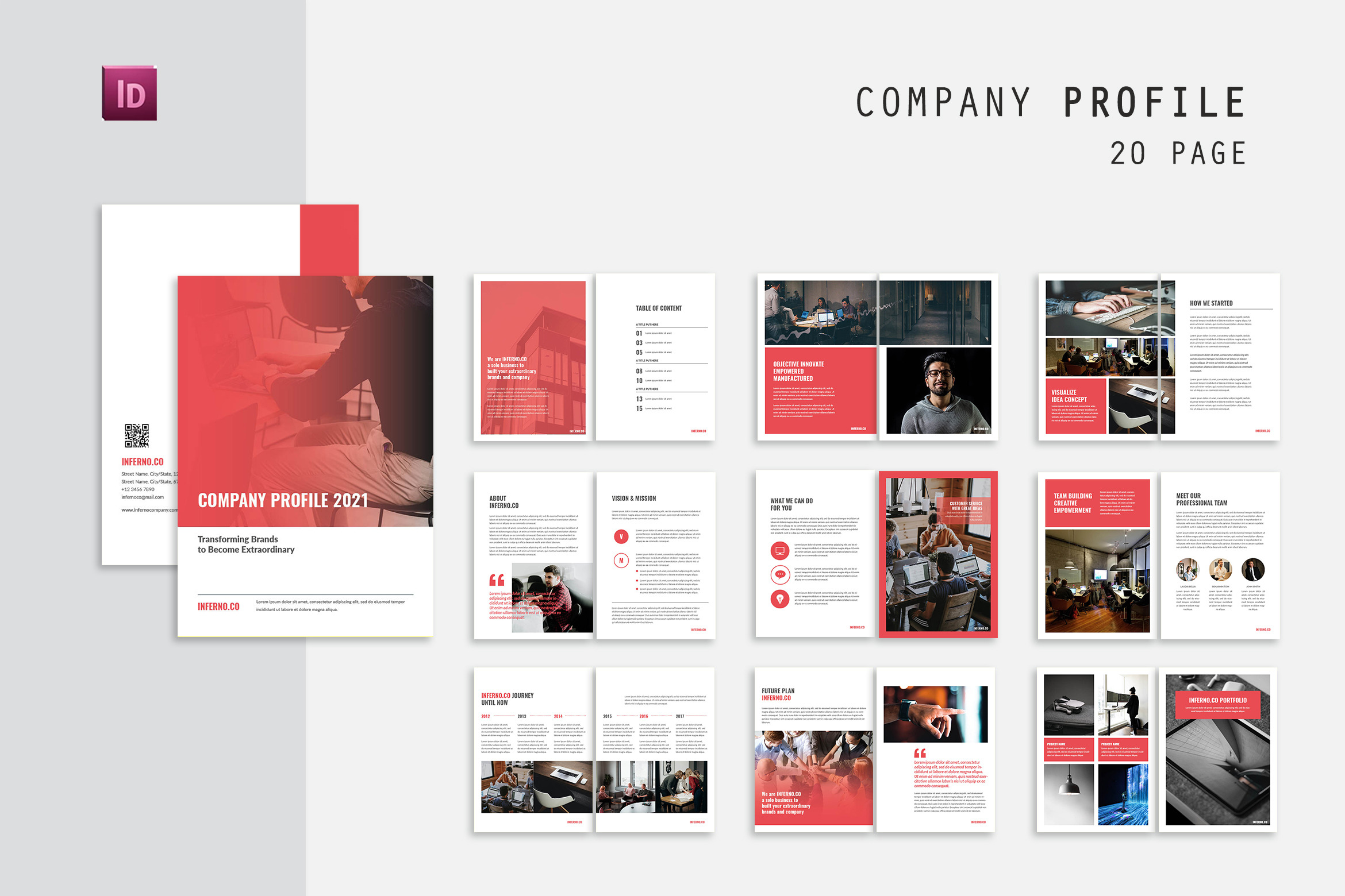 2021 Company Profile, a Magazine Template by AQR Studio