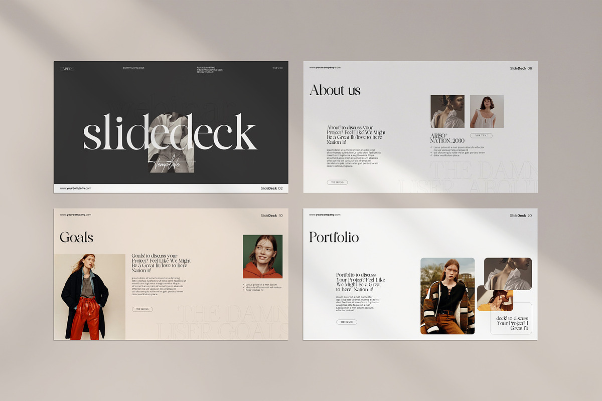 Ariso Slides Deck Template, a Presentation Template by evgenystudio ...