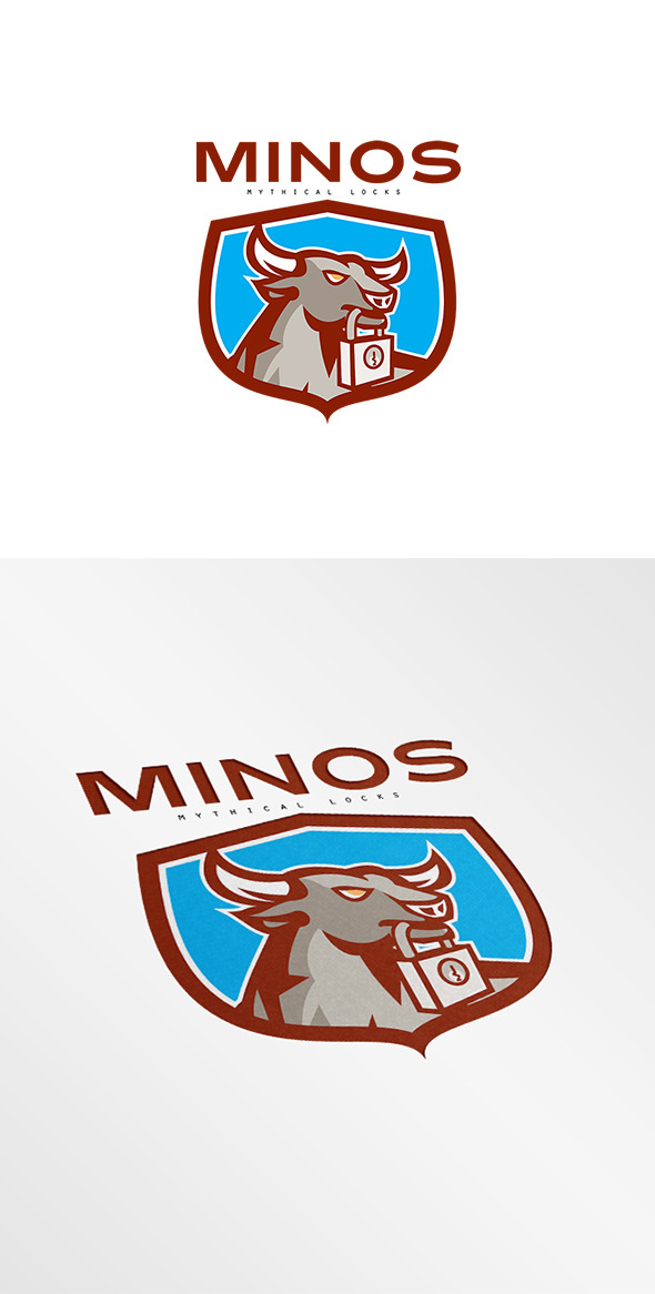 Minos Locks Logo, a Branding & Logo Template by patrimonio