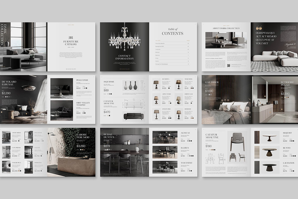 Square Catalog Template, a Brochure Template by BrandPacks