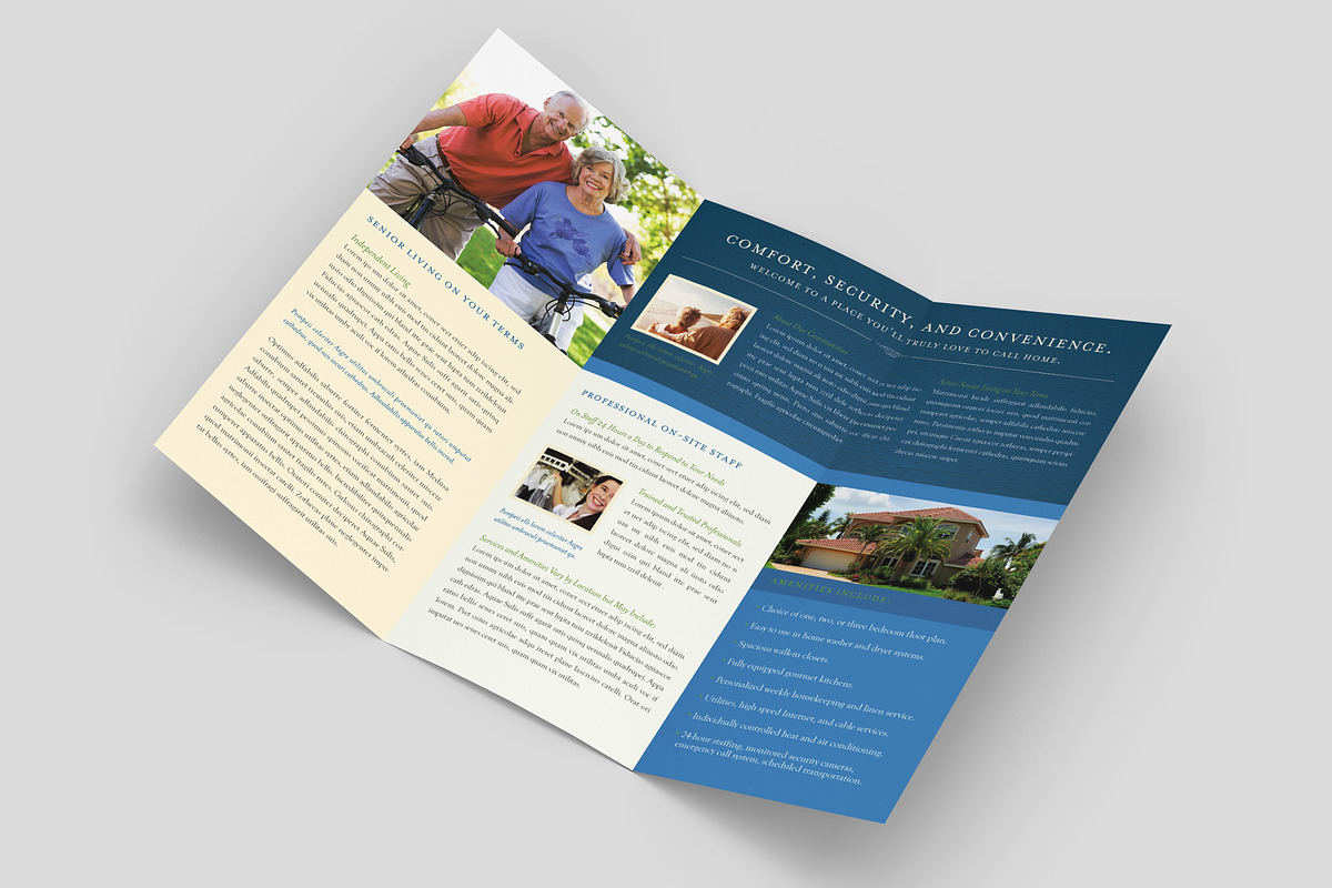 Senior Living Brochure Template