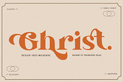 Ghrist - Intro Sale 40% Off, a Serif Font by Vultype Co.
