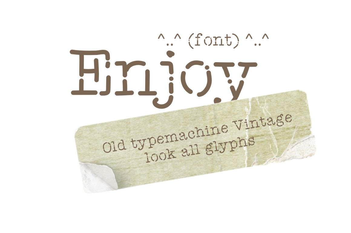 Enjoy Font, a Script Font by Fonts & Printables