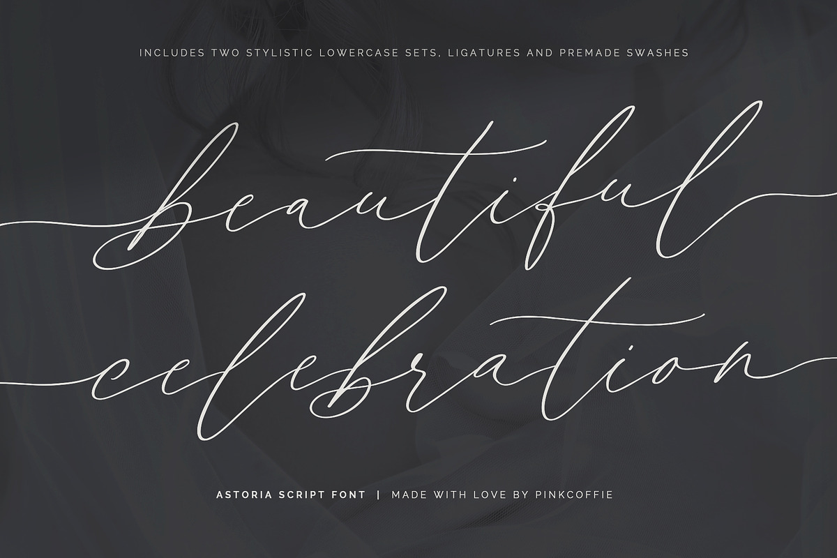 Astoria | Modern Calligraphy Script, a Script Font by Pink Coffie