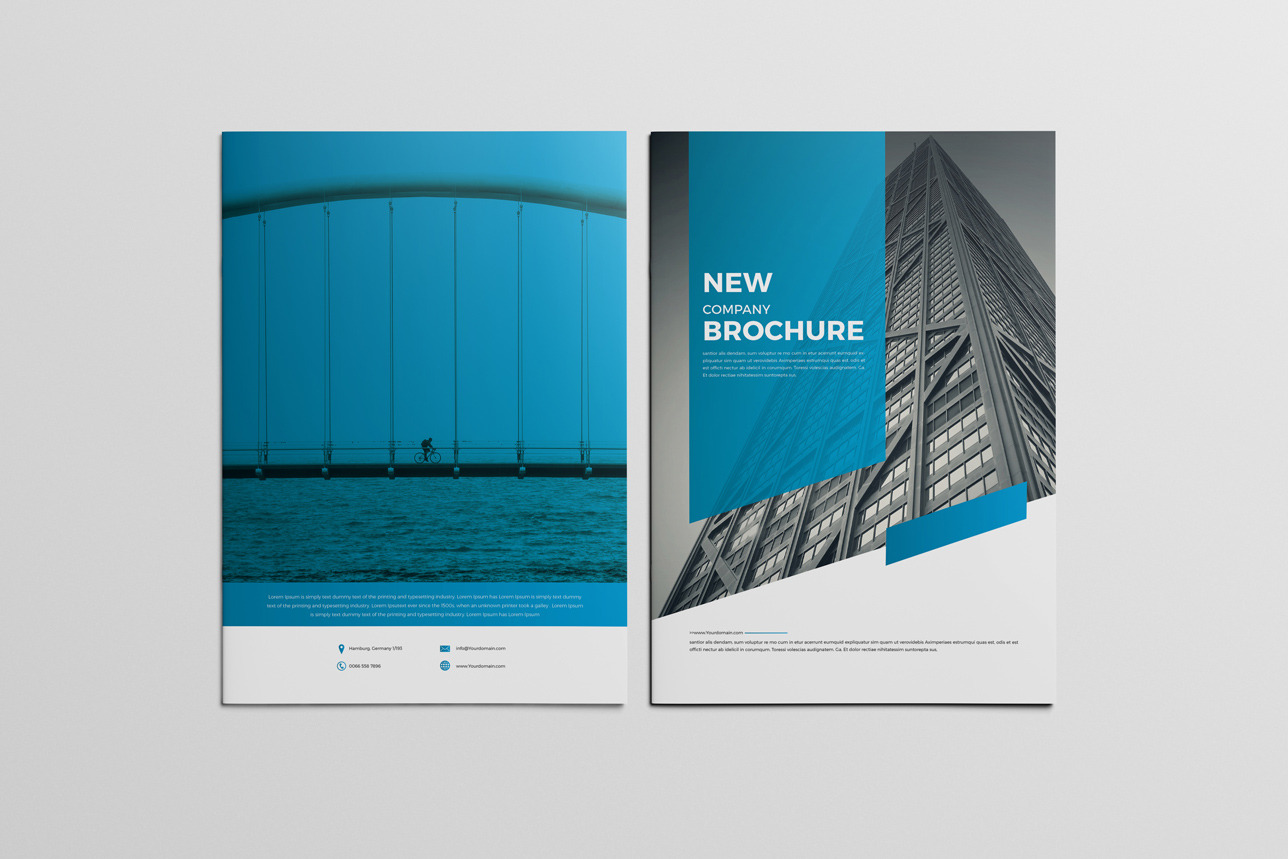 Company Profile Brochure, a Brochure Template by New Lines