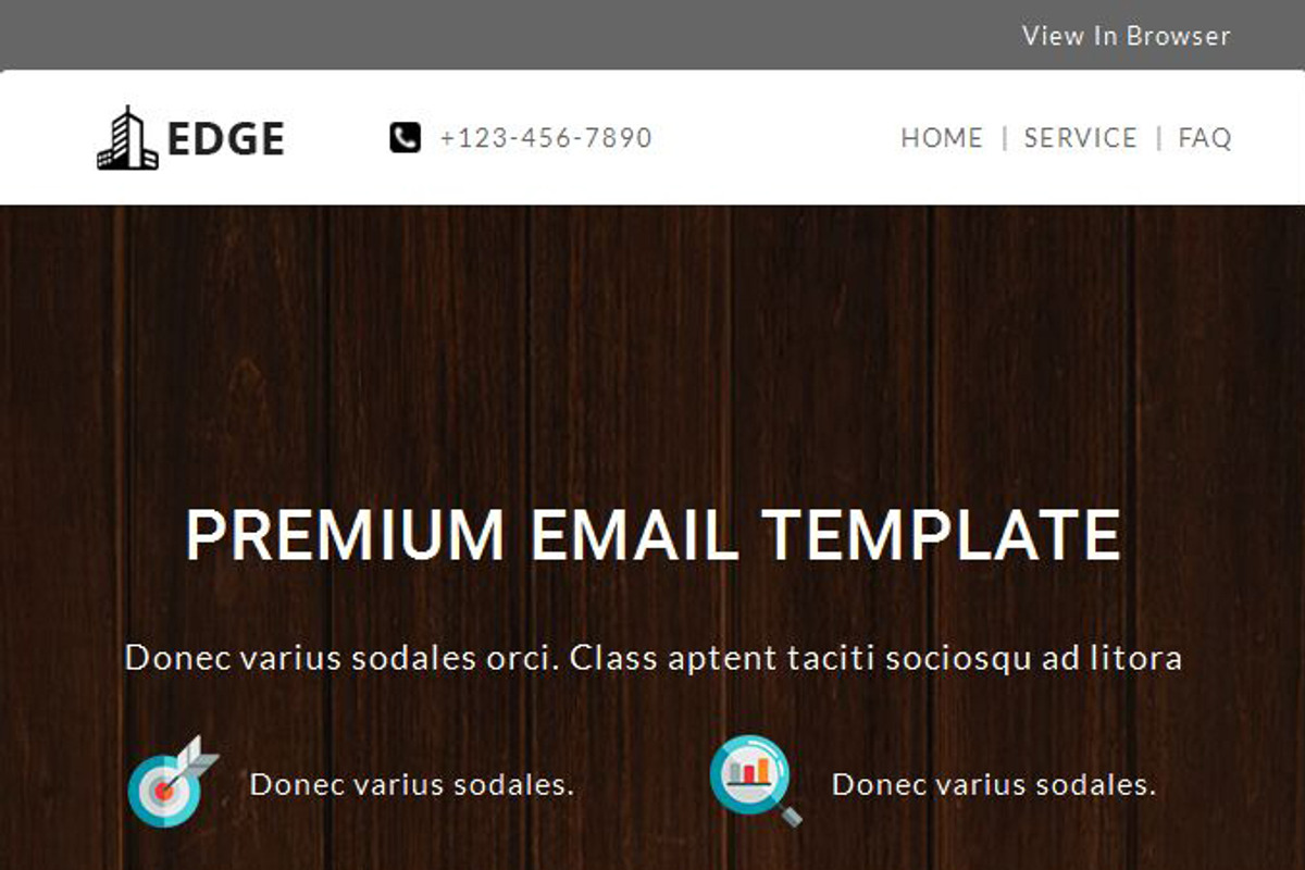 Edge - Responsive Email Template, an Email Template by Pennyblack Templates
