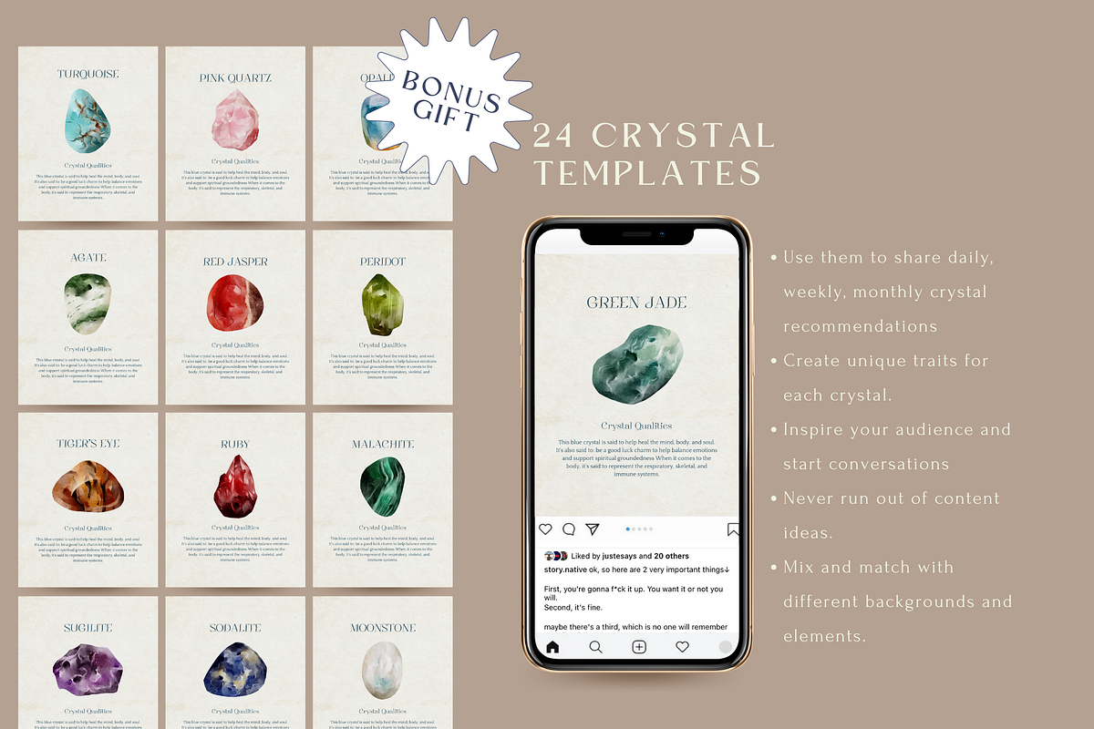 Spiritual Instagram Mystic Template, a Social Media Template by Story ...