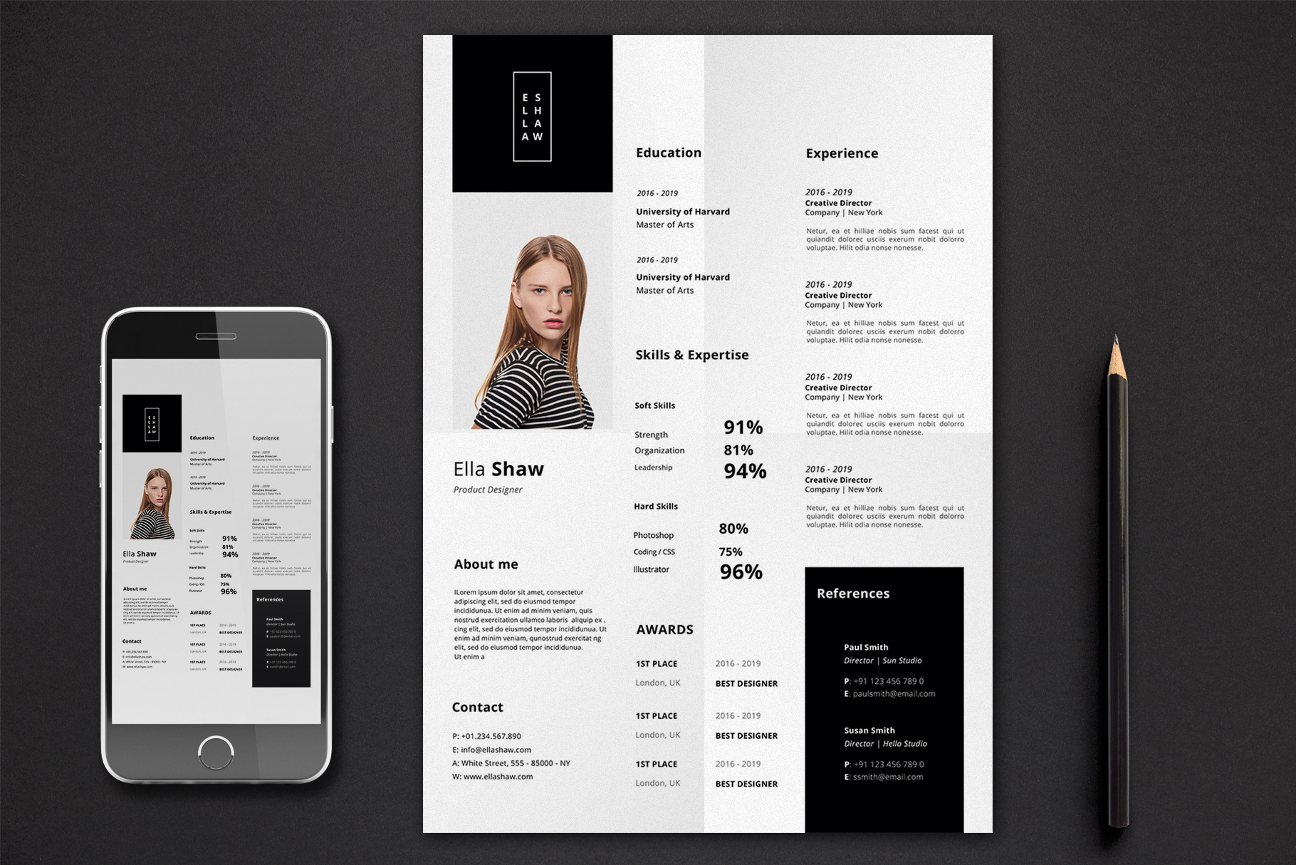 Ella Resume Template