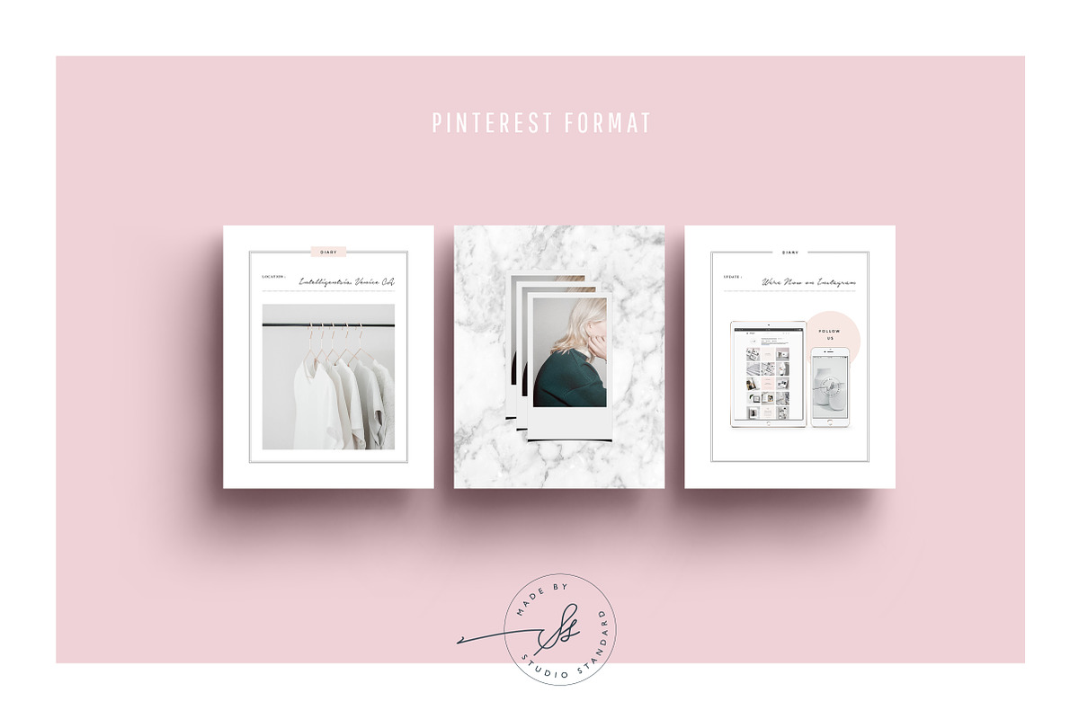 Diary Social Media Pack, a Social Media Template by Studio Standard