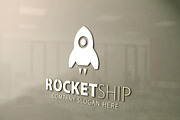 Rocket Ship Logo, a Branding & Logo Template by Creative Dezing