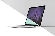 Laptop Left Side View Mockup | Creative Market