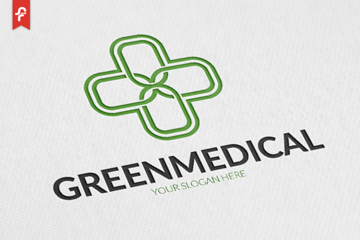 Green Medical Logo, a Branding & Logo Template by ft.studio