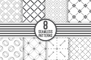 Set of 8 vector seamless patterns, a Pattern Graphic by pattern shop